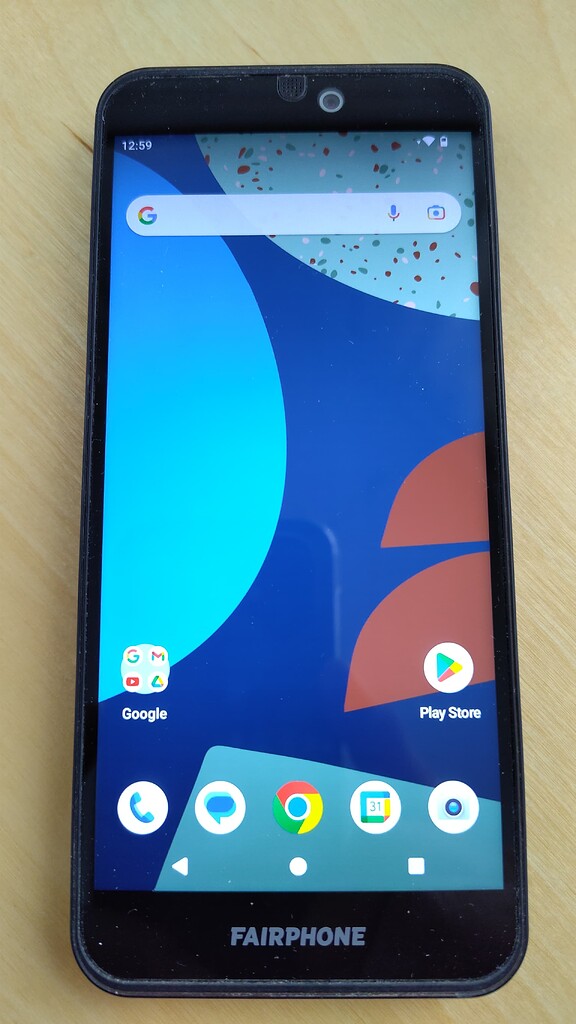 SOLD FP3 (+) with 2 batteries, green and black protective case - Offer ...