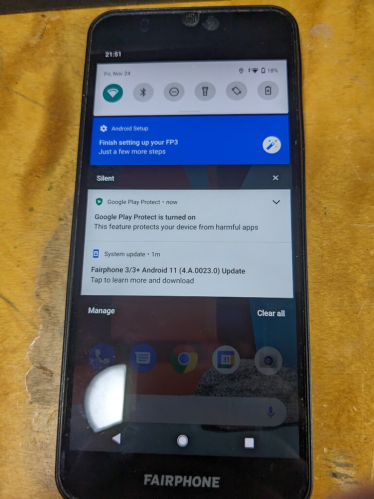 [SOLD] Selling damaged (but kind of working) fp3+spare battery, including camera+, new and old ...